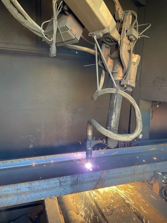 Burlington Automation Python X CNC 6 Axis Beam Line Hypertherm HPR400XP ...