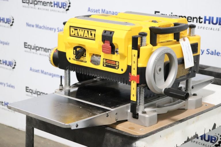 Dewalt DW735 Portable 13" Planer with Feed Tables, Cart - The Equipment Hub