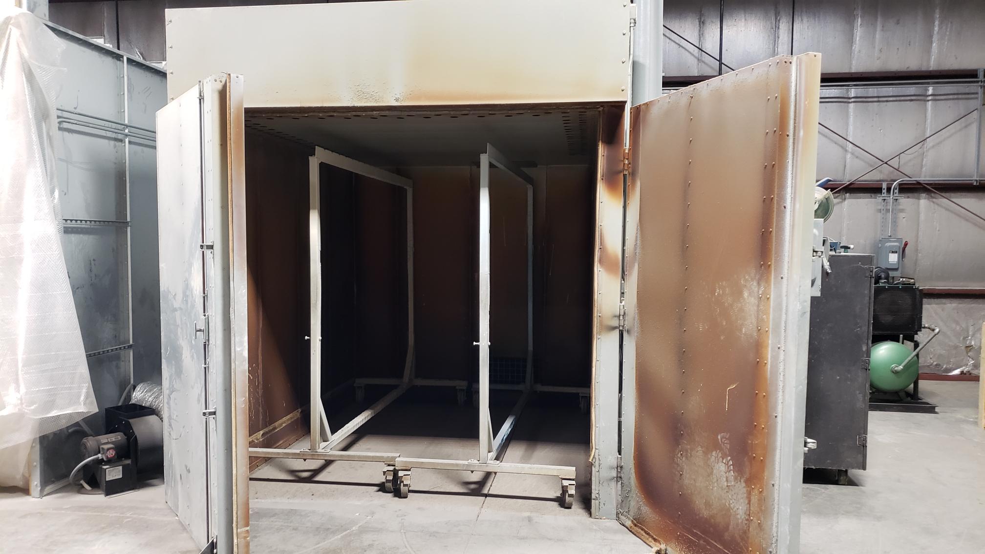 8' x 8' x 10' 500F Powder Coating Batch Oven - The Equipment Hub
