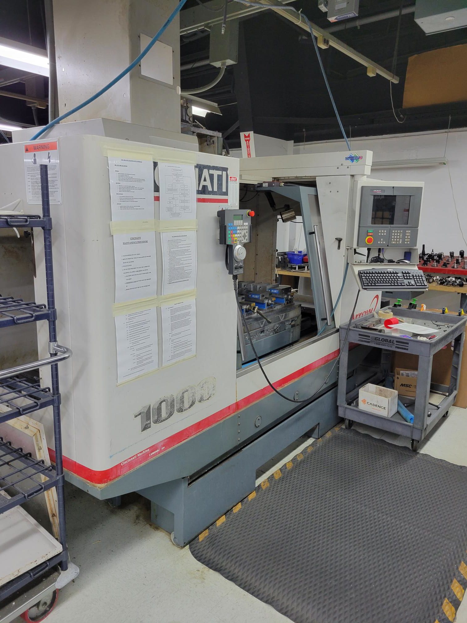 Cincinnati Milacron Arrow 2 1000 CNC Vertical Machining Center (Parts ...