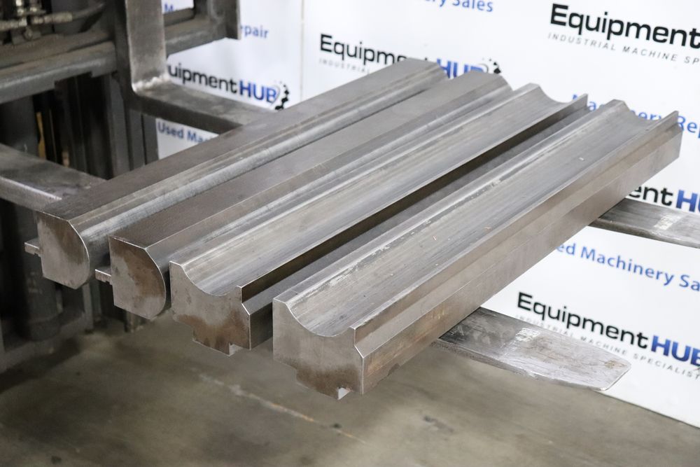 72" Long 4" Round Top & Bottom Press Brake Die Sets, 36" Each, European ...