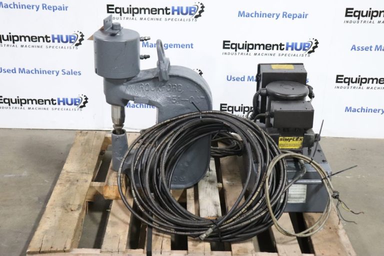 Whitney 751-007 50 Ton Portable Hydraulic Web Punch Press - The ...