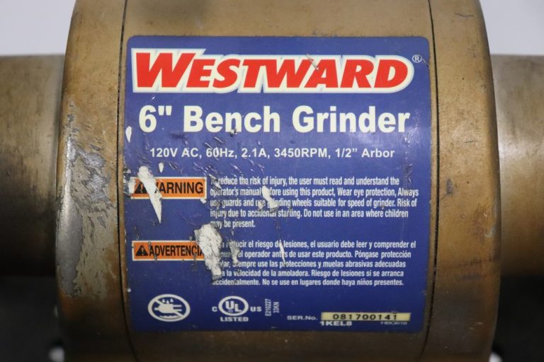 Westward 6" Bench Grinder with Stand - The Equipment Hub