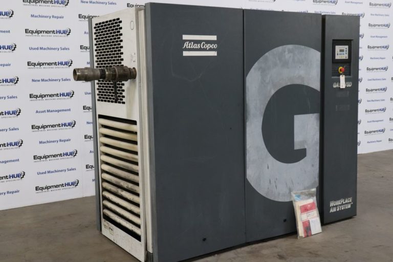 Atlas Copco GA90VSD 125HP Variable Speed Rotary Screw Air Compressor ...