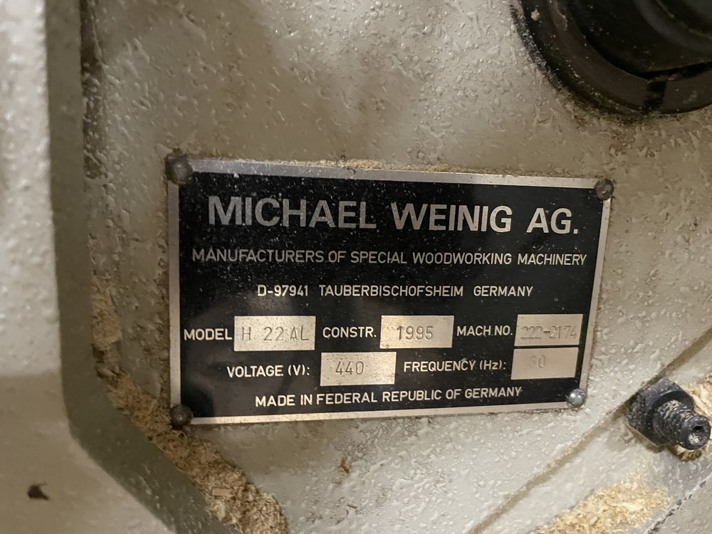 Weinig Hydromat 22 A L 6 Head Moulder - The Equipment Hub