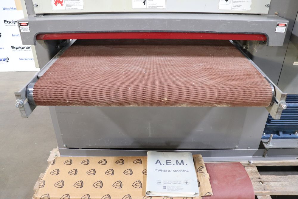 AEM 401-43 43" x 60" Drum & Platen Combination Wide Belt Sander - The ...