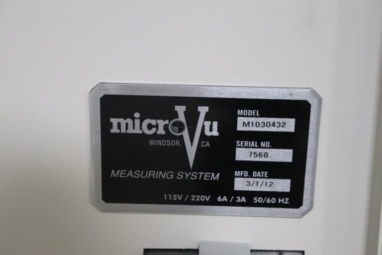 Micro-Vu Spectra 14" Floor Model Optical Comparator with Q16 Metrology ...