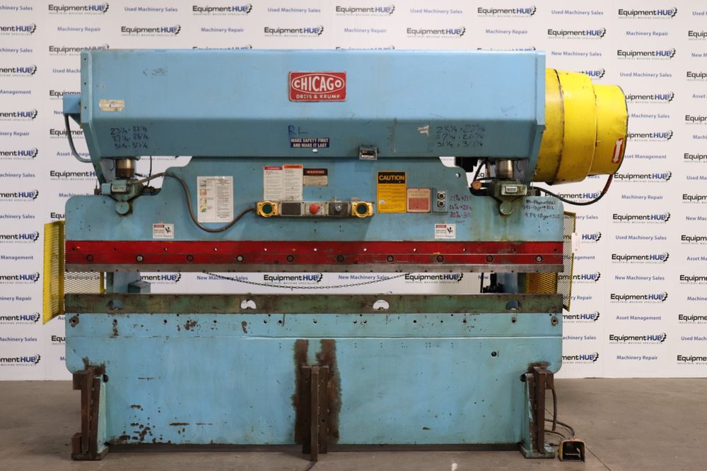 Chicago Dreis & Krump 810-L 90 Ton x 10' Mechanical Press Brake - The ...