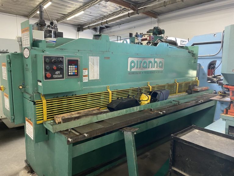 Piranha M1/4-10 10' x 1/4" Hydraulic Shear - The Equipment Hub