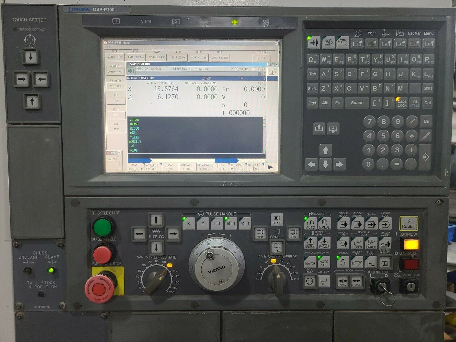 Okuma Captain L370-BB CNC Lathe w/ IGF - The Equipment Hub