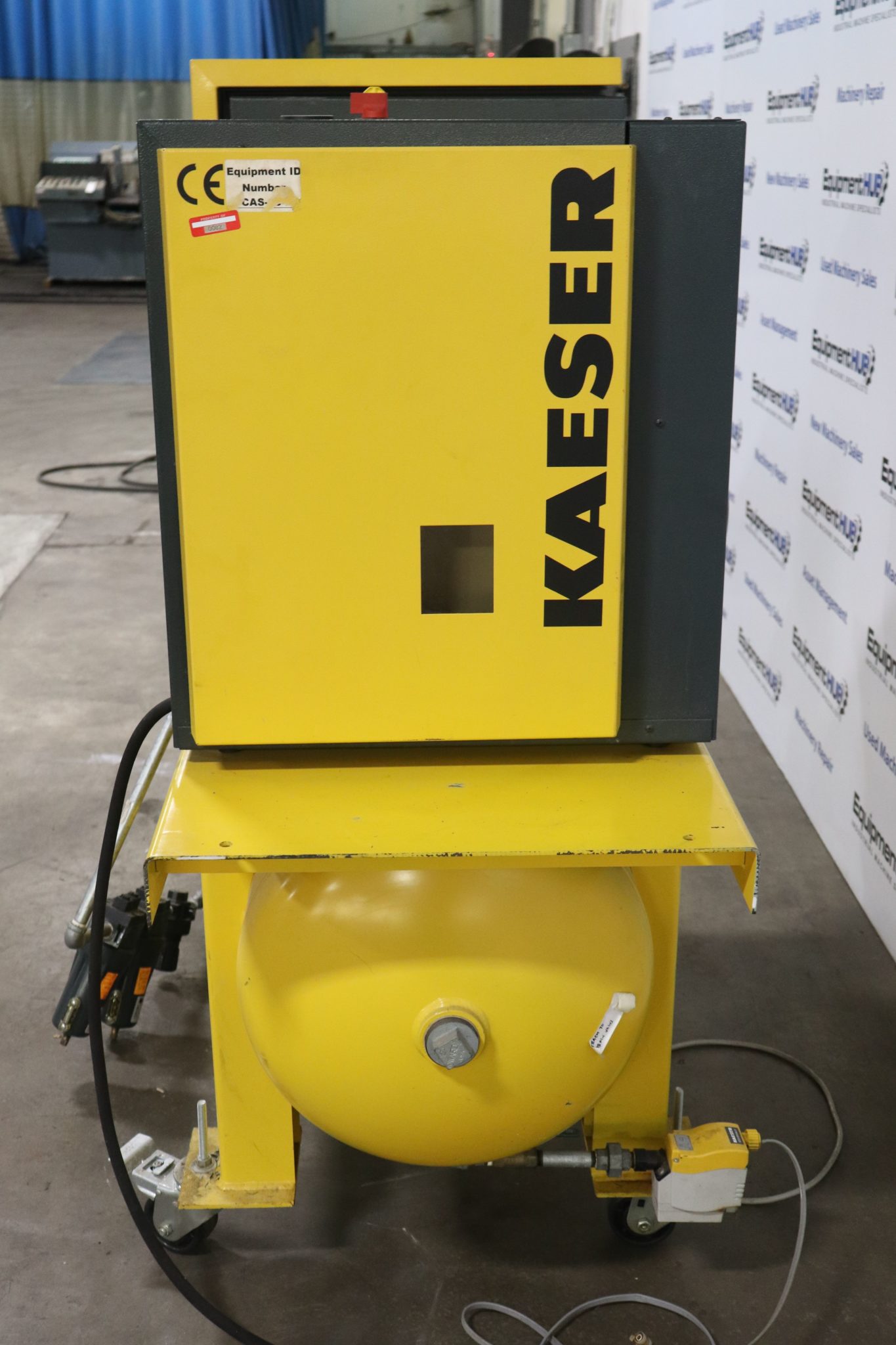 Kaeser SM11 10HP Rotary Screw Air Compressor w/ TA11 Air Dryer, Tank ...