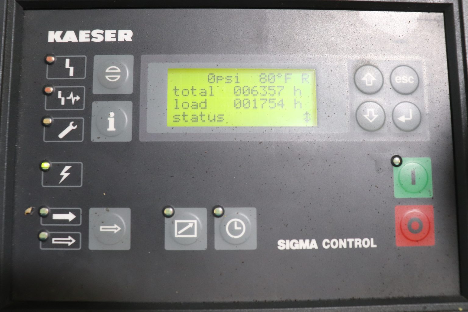 Kaeser SM11 10HP Rotary Screw Air Compressor w/ TA11 Air Dryer, Tank ...