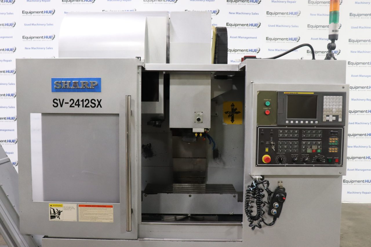 Sharp SV-2412 SX CNC Vertical Machining Center, VMC - The Equipment Hub