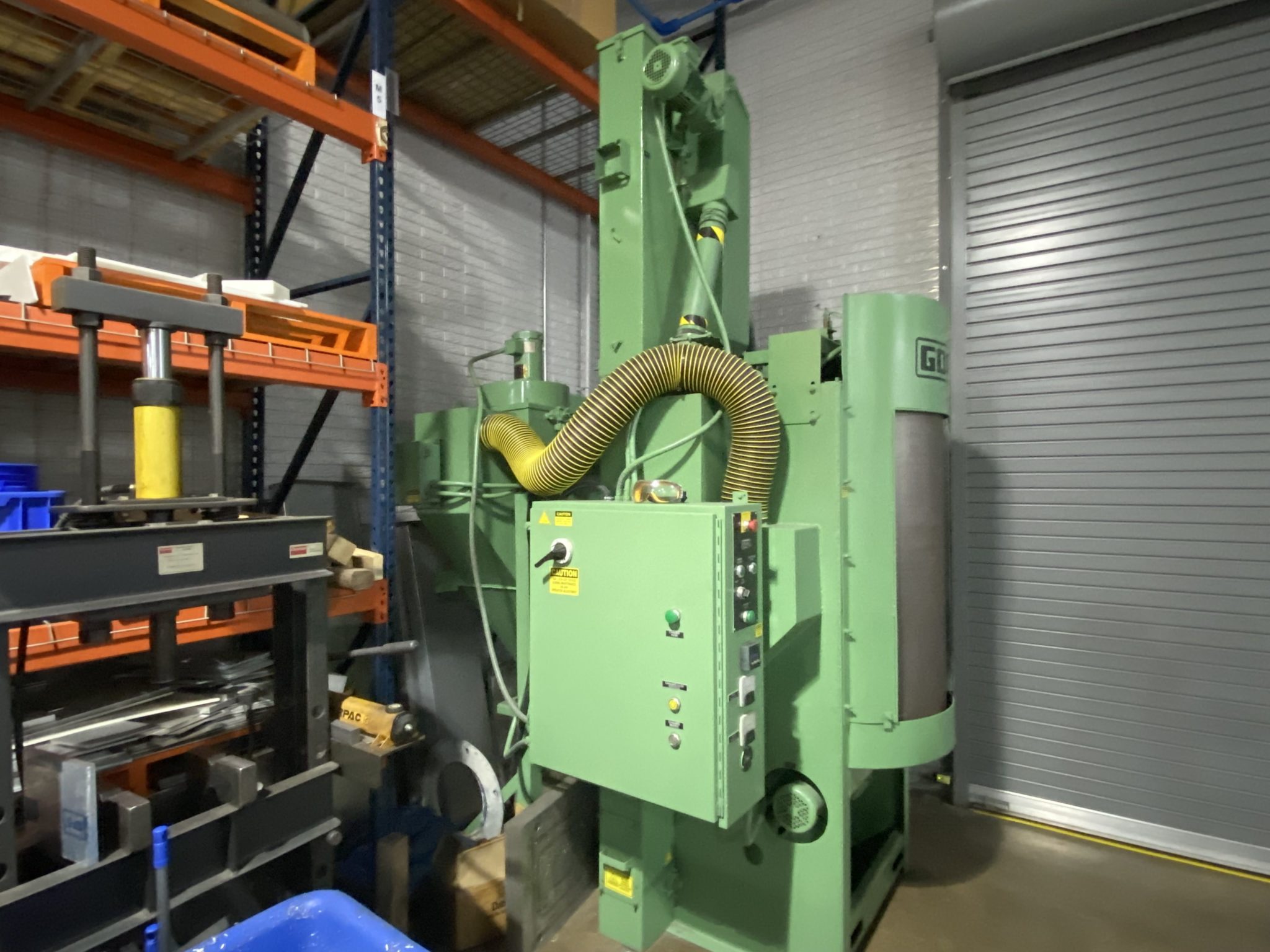 GOFF 1244 SH Dual Chamber Spinner Hanger Shot Blast Machine - The ...