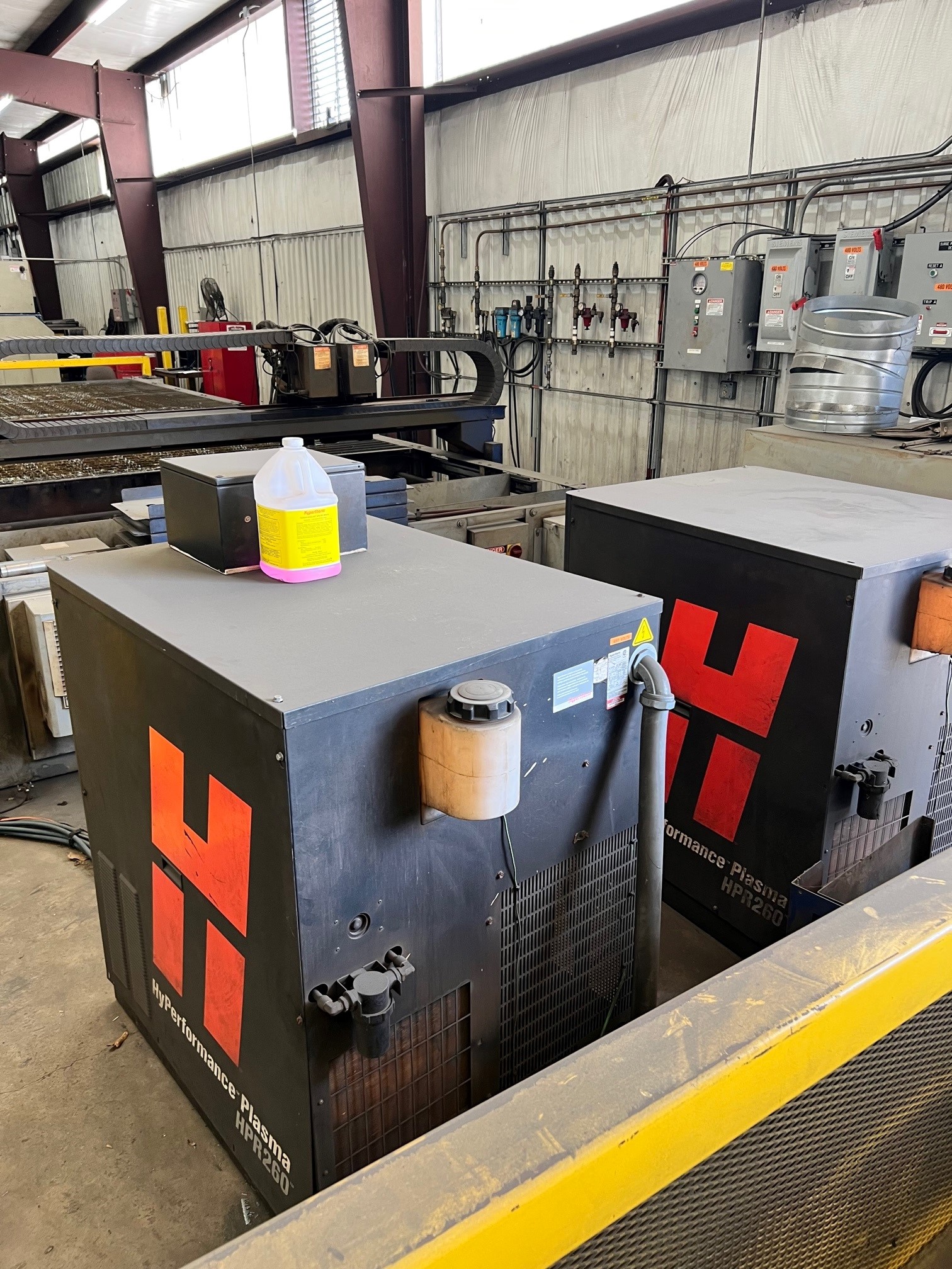 Messer MMPLUS8 8' x 20' CNC Plasma Table Dual Cutting Hypertherm ...