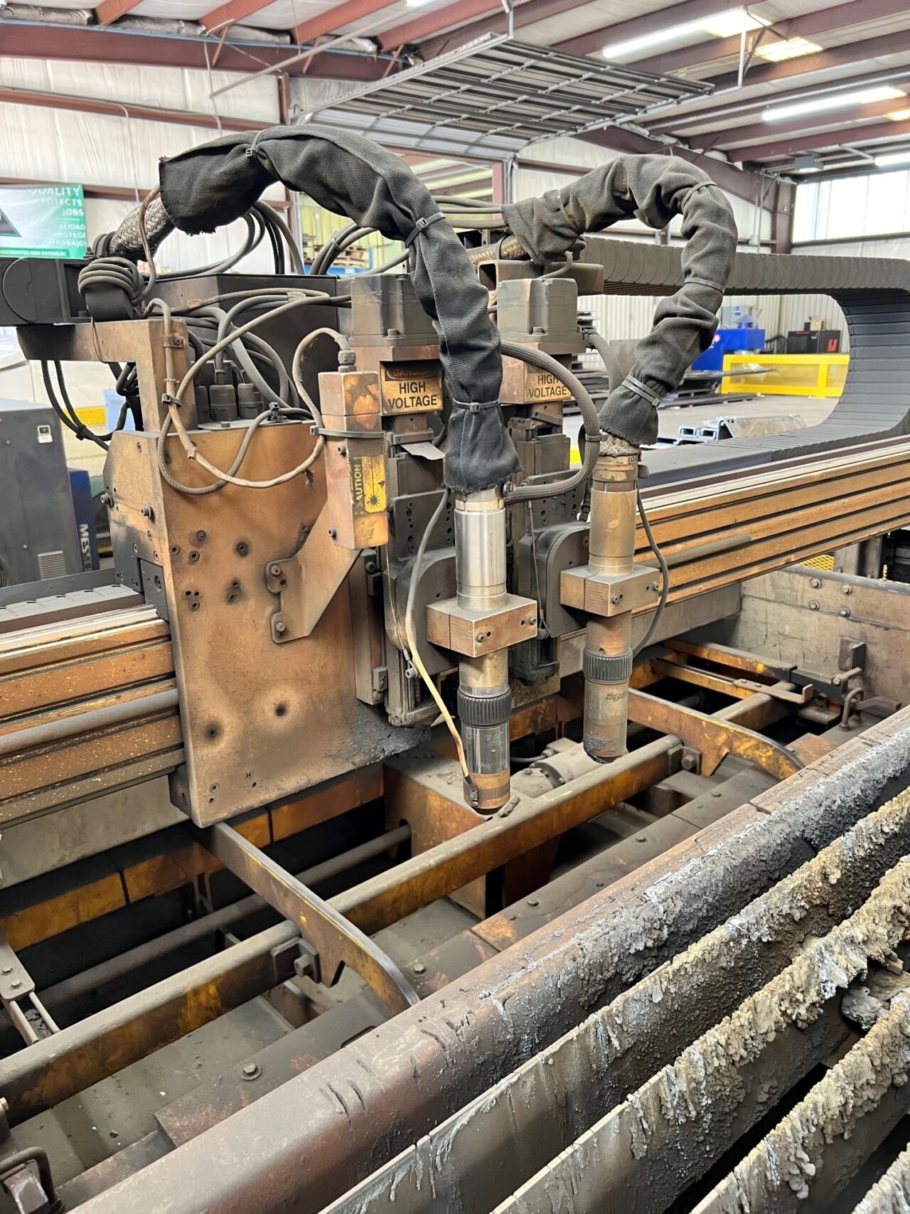 Messer MMPLUS8 8' x 20' CNC Plasma Table Dual Cutting Hypertherm ...