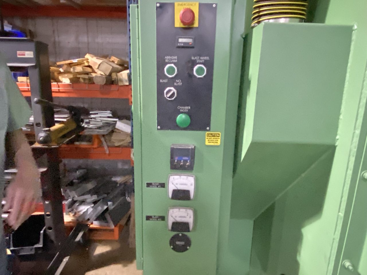 GOFF 1244 SH Dual Chamber Spinner Hanger Shot Blast Machine - The ...