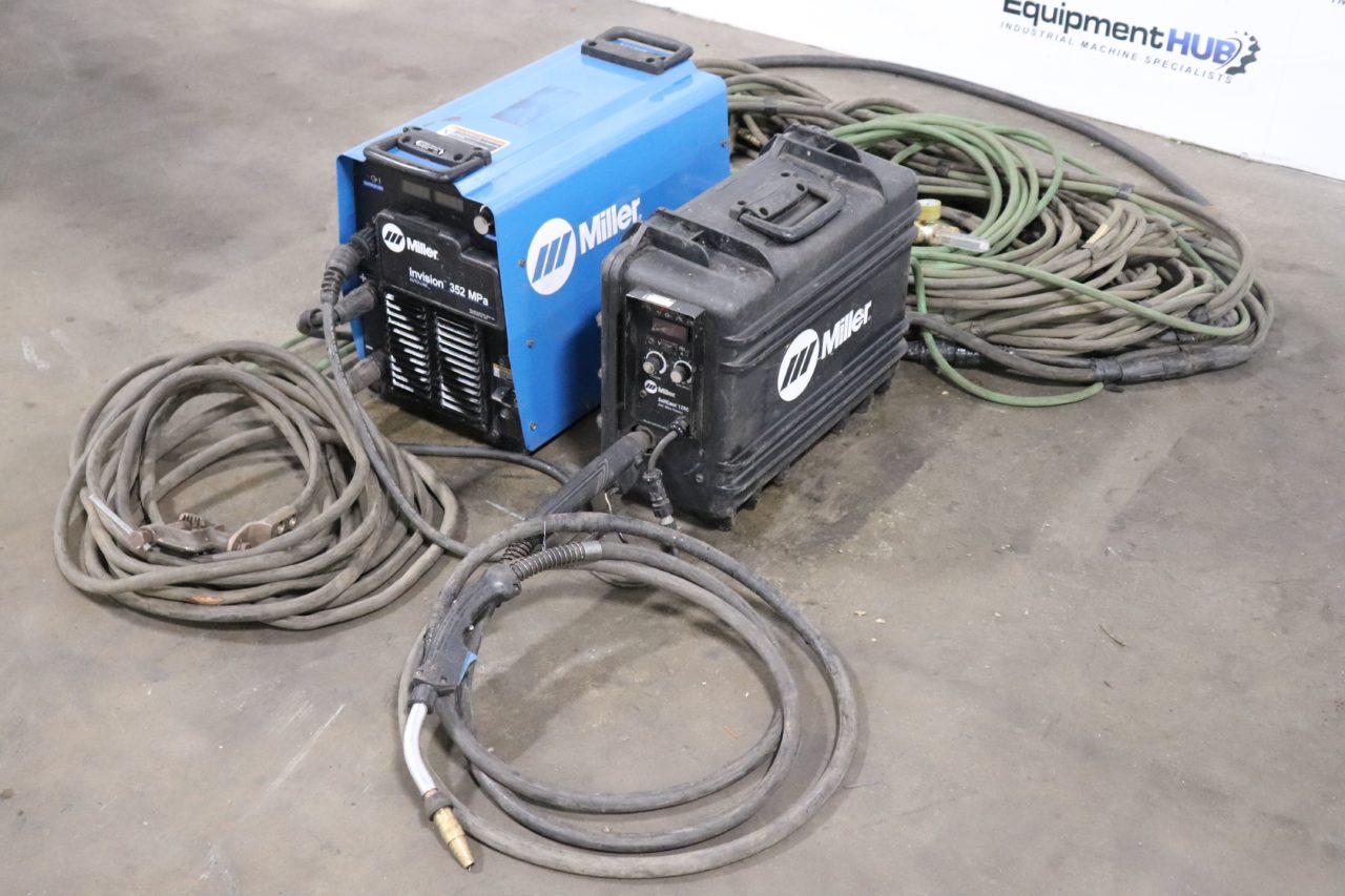 Miller Invision 352 MPa Auto-Line Mig Welder w/ Miller Suitcase 12RC ...