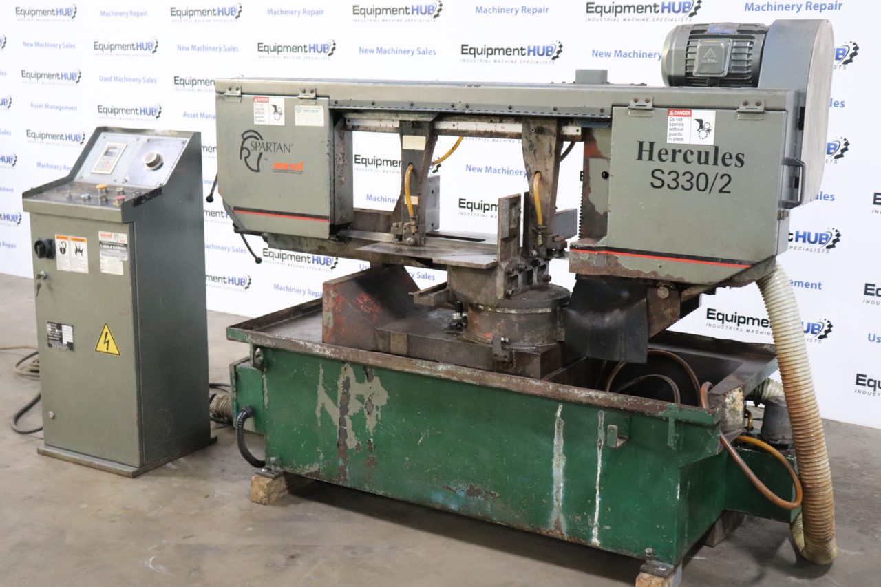 Marvel Spartan S330/2 Semi-Automatic Hydraulic 12" x 18" Mitering ...