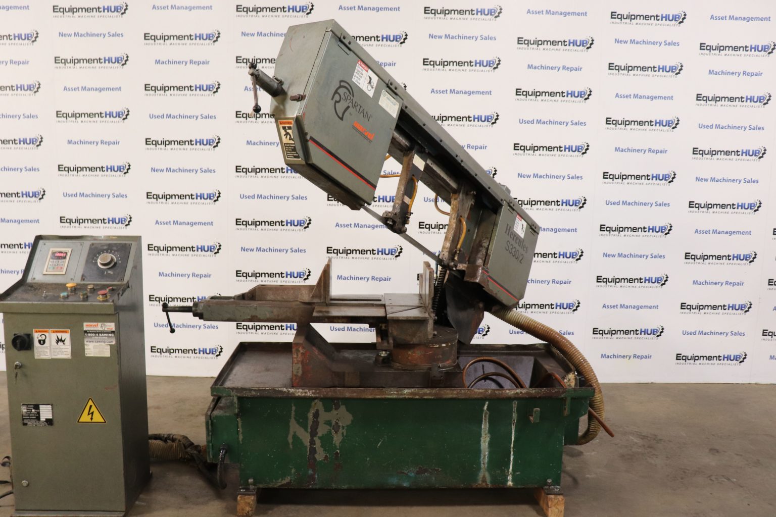 Marvel Spartan S330/2 Semi-Automatic Hydraulic 12" x 18" Mitering ...