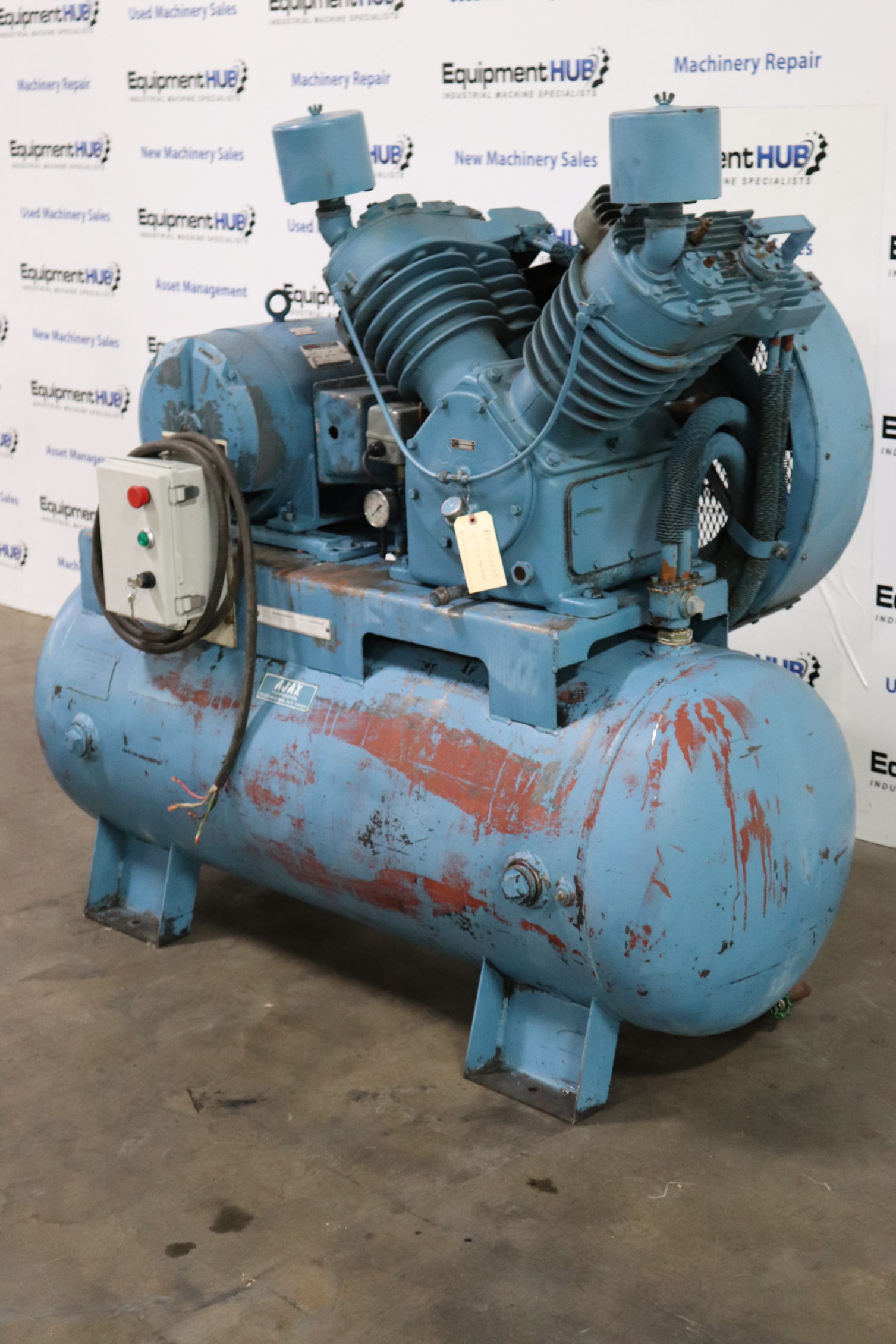 Ajax AK25-120H 25HP Reciprocating Air Compressor - The Equipment Hub