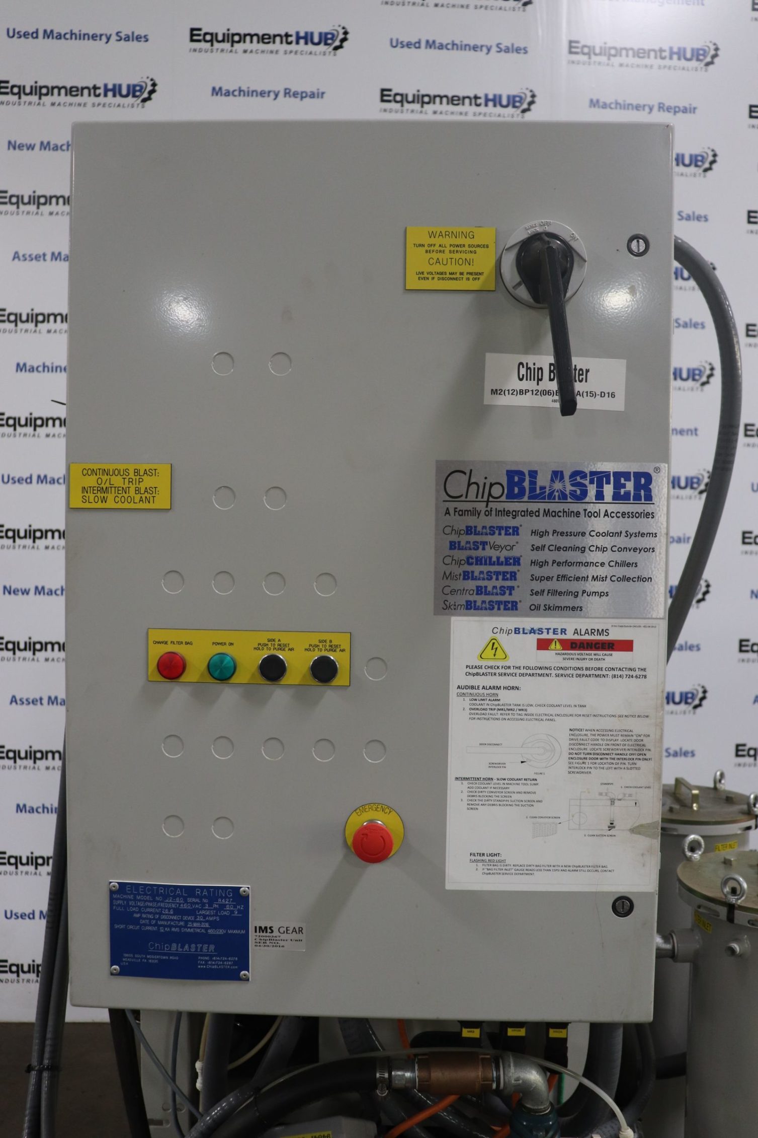 ChipBlaster J2-60 High Pressure Coolant Delivery System - The Equipment Hub