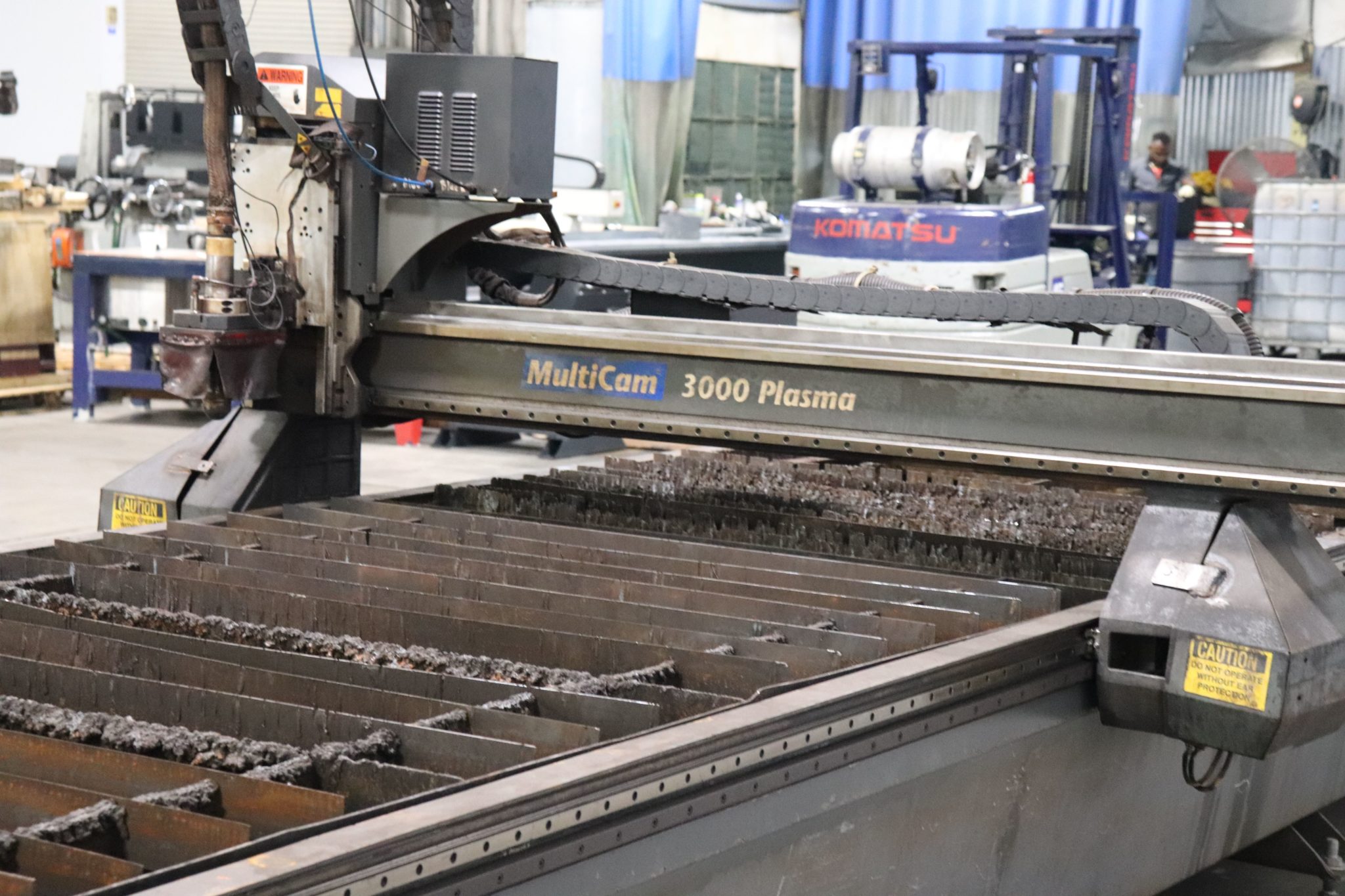 Multicam 3000 5' x 20' CNC Plasma Cutter Table, Hypertherm HPR130XD ...