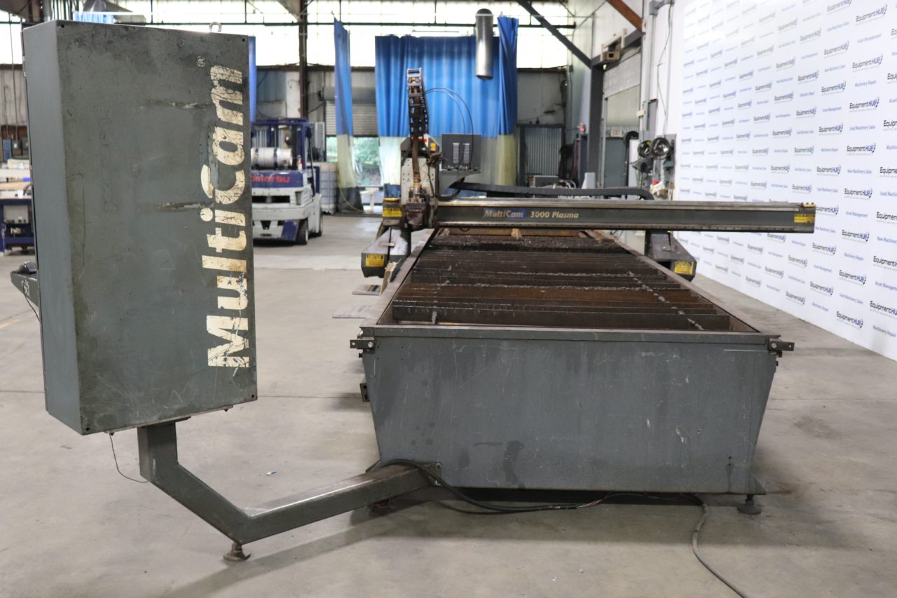 Multicam 3000 5' x 20' CNC Plasma Cutter Table, Hypertherm HPR130XD ...