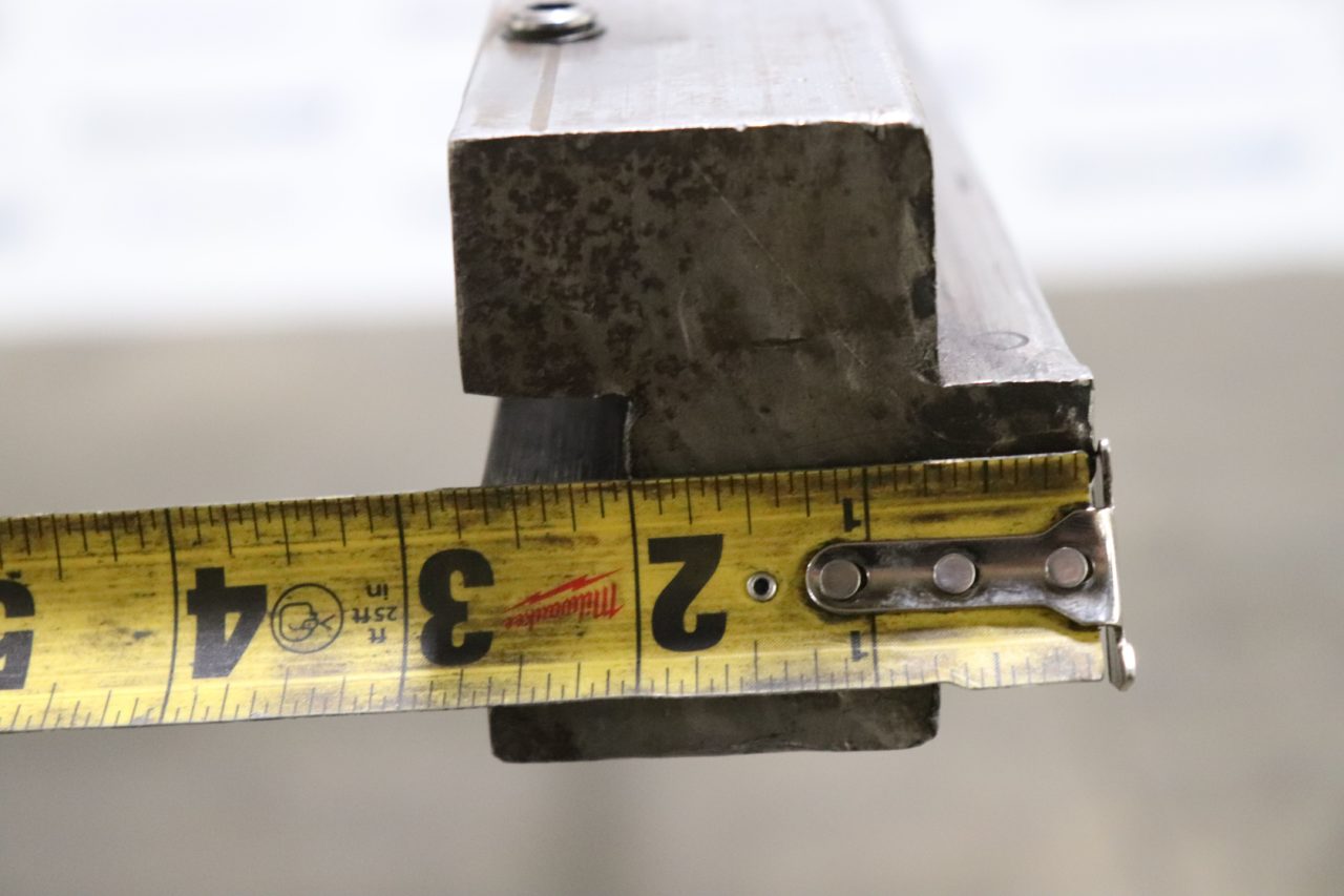 14' Bottom Press Brake Die Holder w/ Set Screws - The Equipment Hub