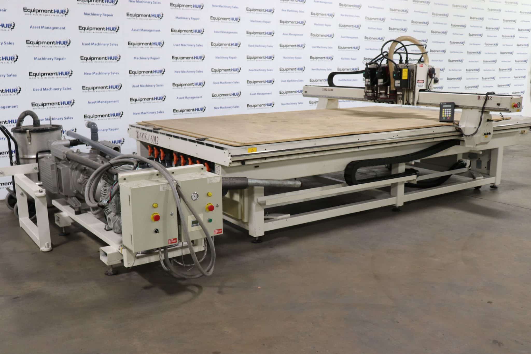 AXYZ 6012 7' x 12' Vacuum Table Multi-Spindle CNC Router - The ...