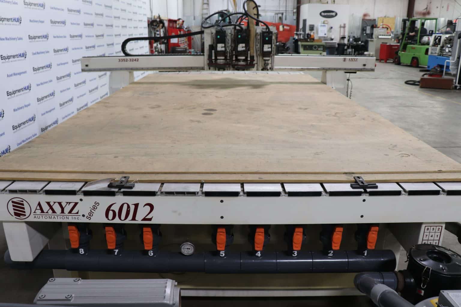 AXYZ 6012 7' x 12' Vacuum Table Multi-Spindle CNC Router - The ...