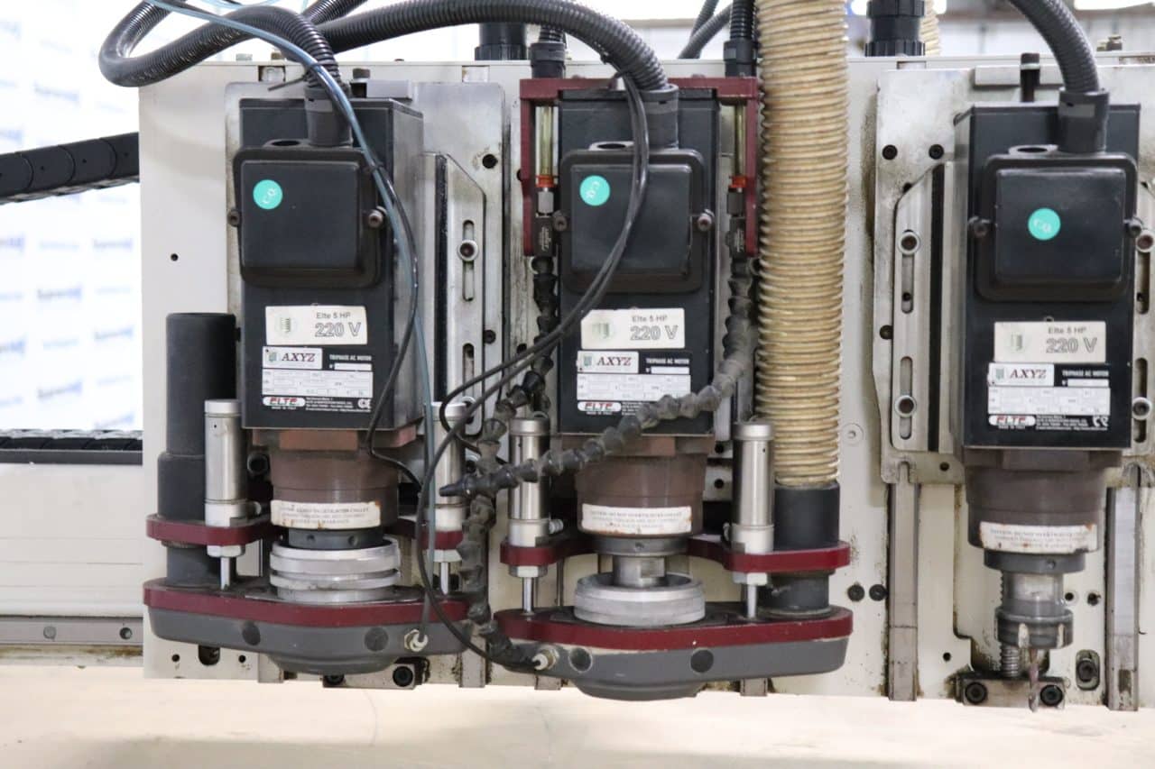 AXYZ 6012 7' x 12' Vacuum Table Multi-Spindle CNC Router - The ...