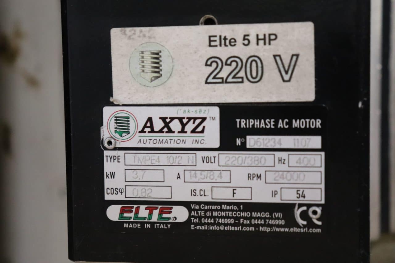 AXYZ 6012 7' x 12' Vacuum Table Multi-Spindle CNC Router - The ...