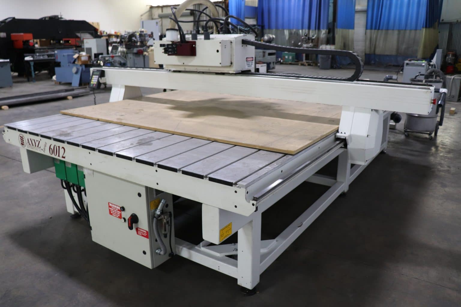 AXYZ 6012 7' x 12' Vacuum Table Multi-Spindle CNC Router - The ...