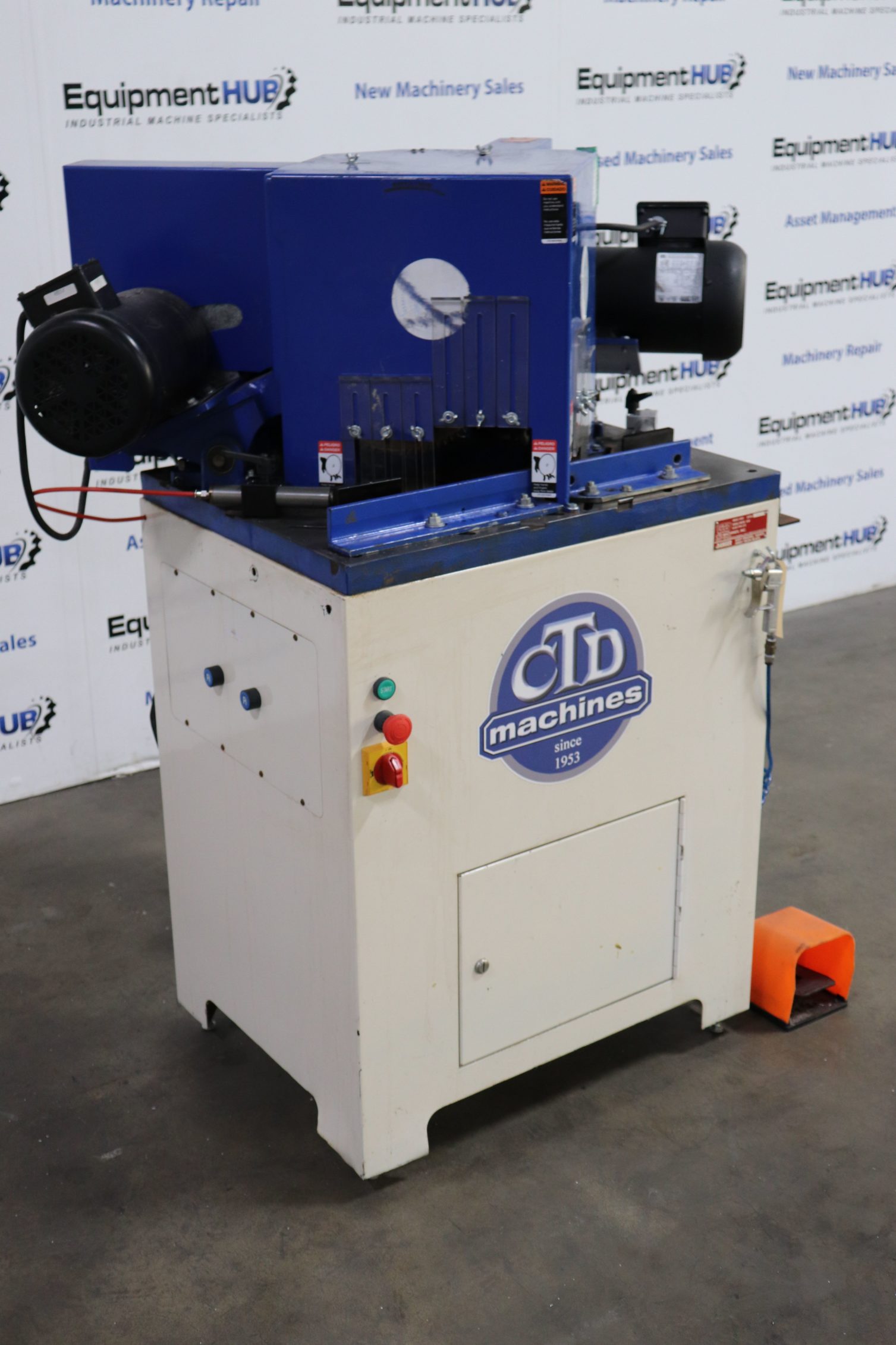 CTD D45X 12" Fixed Double Head Pneumatic Aluminum Cutting Miter Saw ...