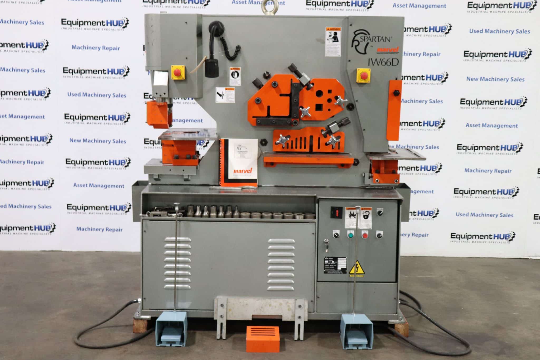 Marvel Spartan IW66D 66 Ton Dual Cylinder Multi-Station Hydraulic ...