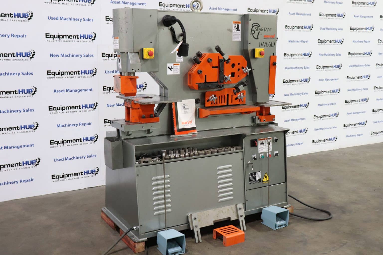 Marvel Spartan IW66D 66 Ton Dual Cylinder Multi-Station Hydraulic ...