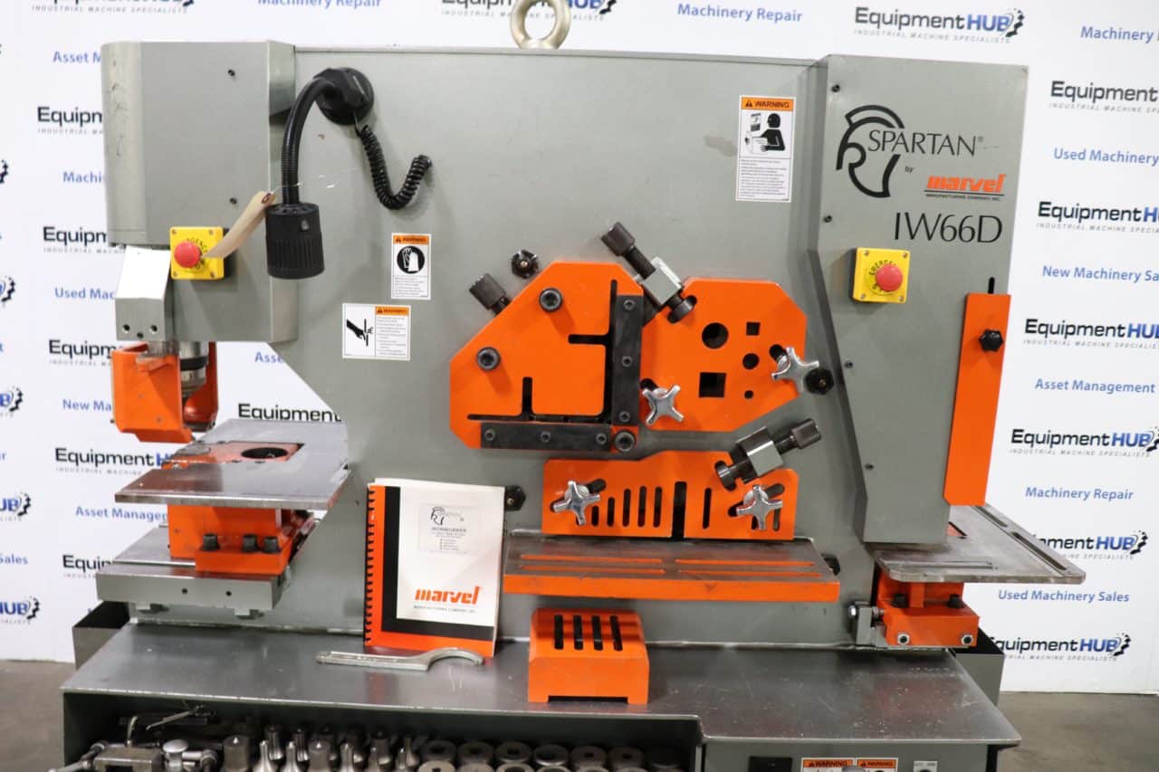 Marvel Spartan IW66D 66 Ton Dual Cylinder Multi-Station Hydraulic ...