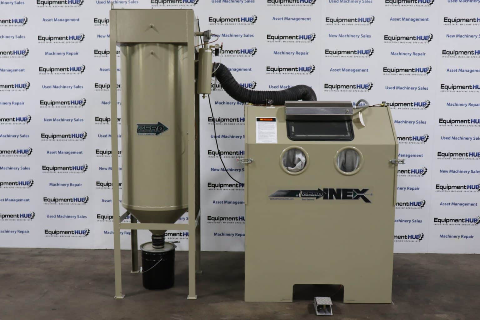 Clemco Cab INEX 3048R 30" x 48" Blast Cabinet w/ 300 CFM Dust Collector ...