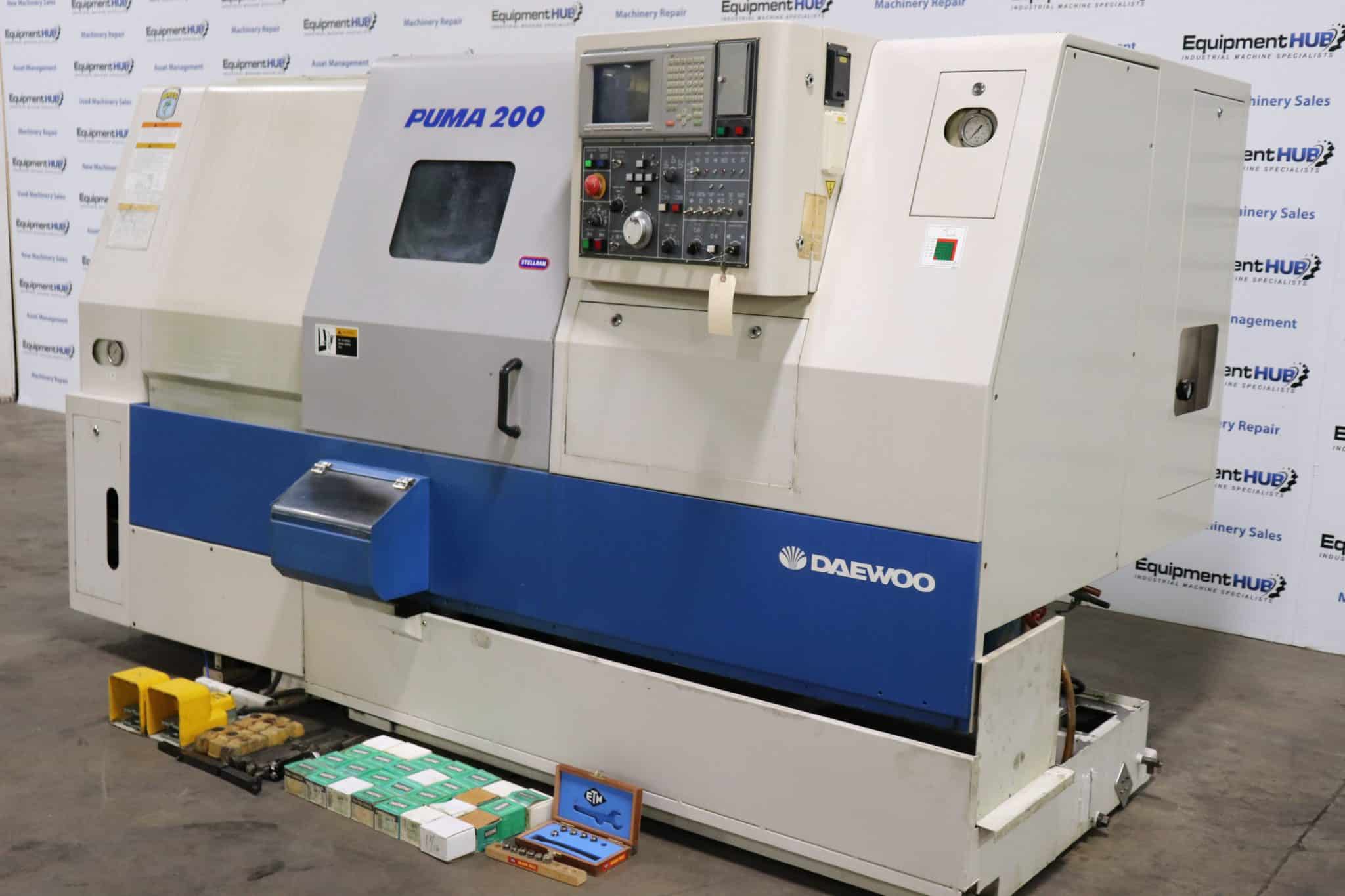Daewoo Puma 200LCX CNC Turning Center Lathe - The Equipment Hub