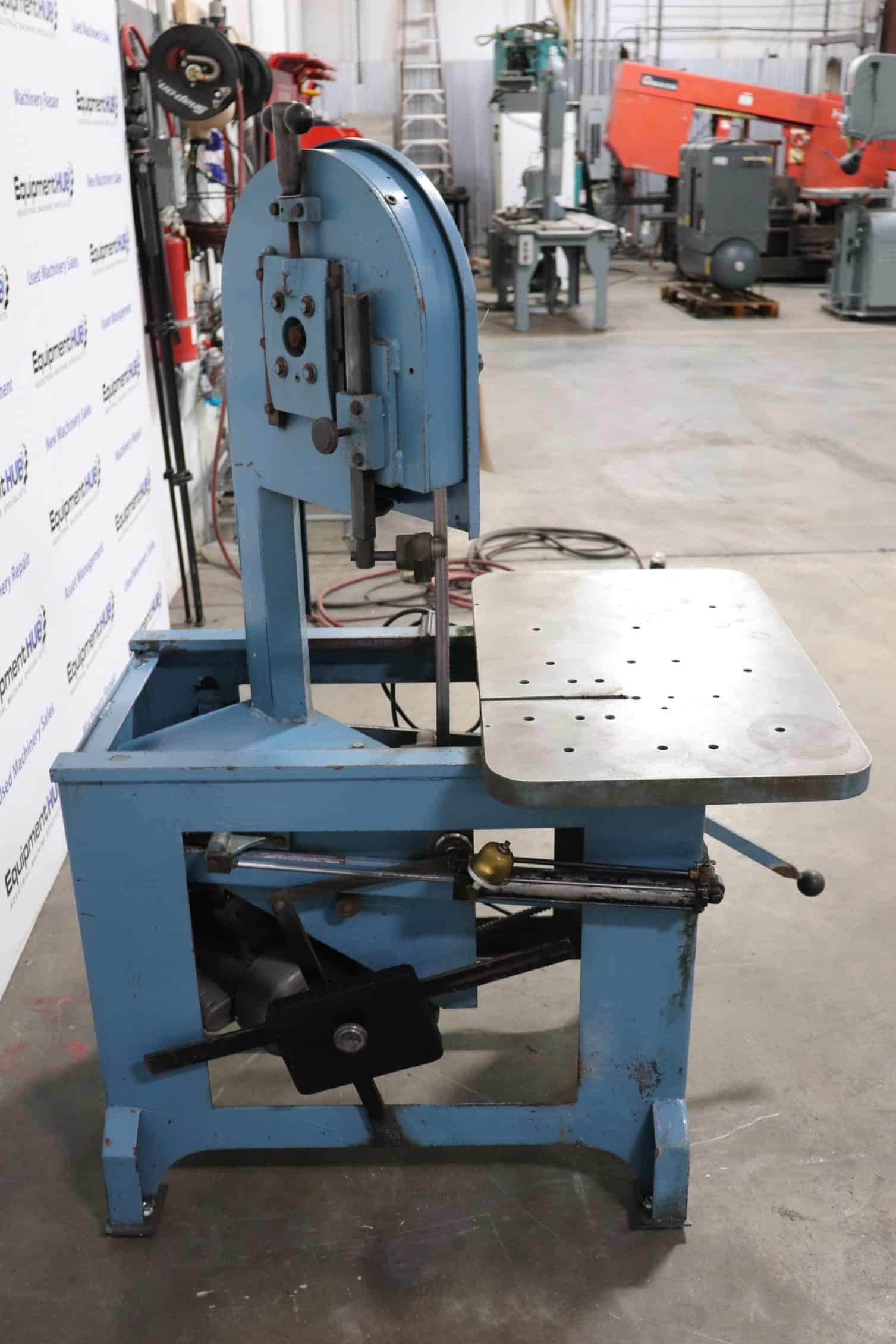 Roll-In Vertical Band Saw - The Equipment Hub