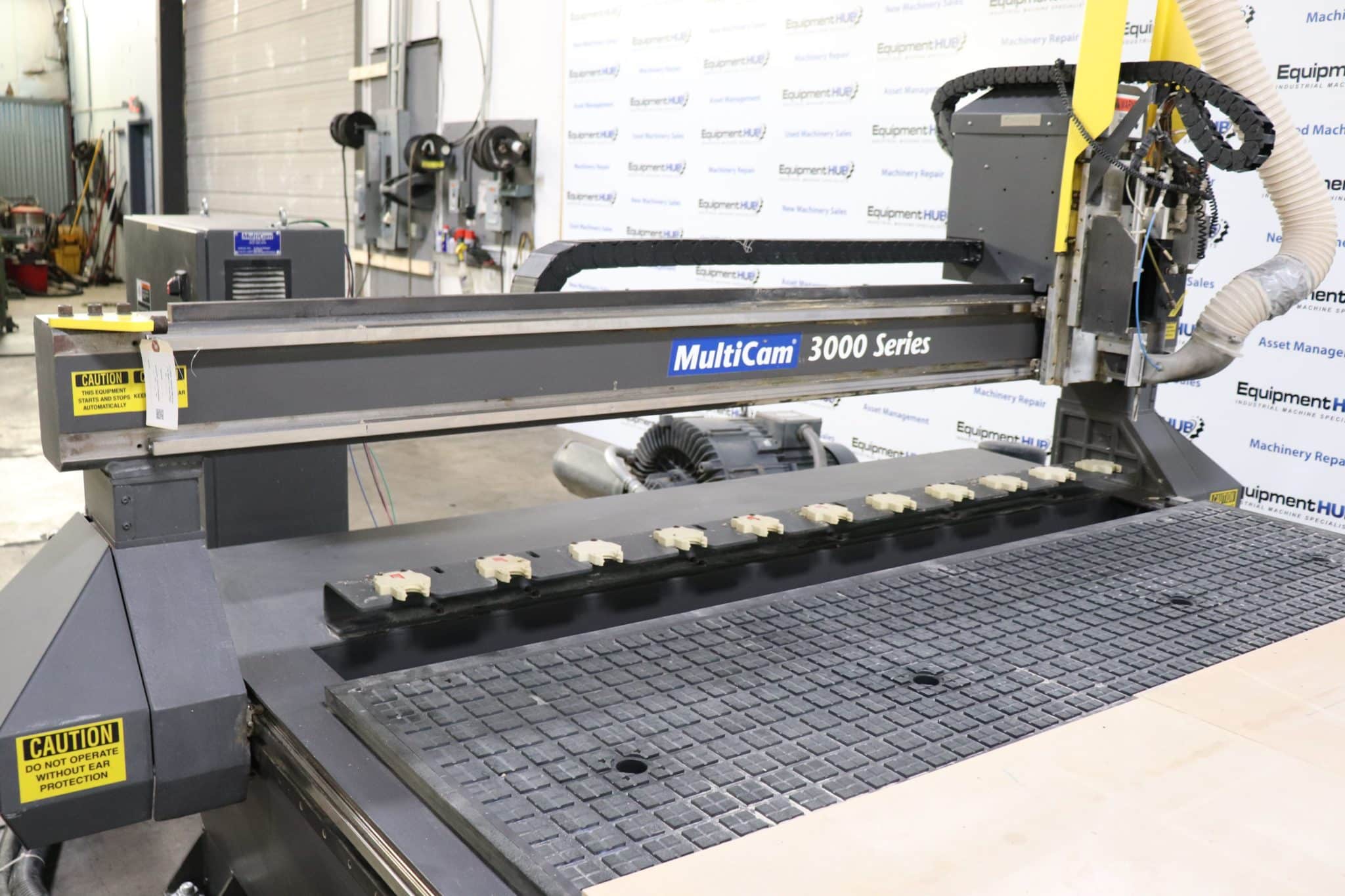 Multicam 3000 Series 3-304-R 7' x 10' CNC Router w/ ATC, Vacuum Pump ...