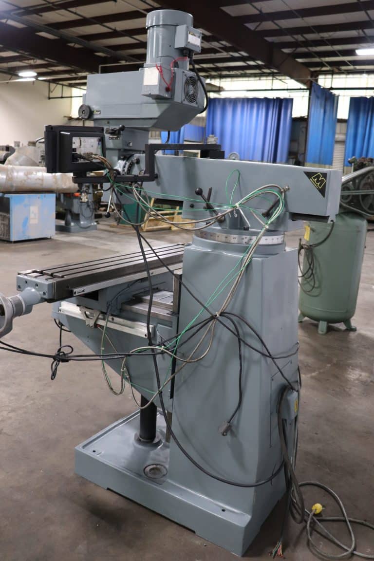 Supermax YCM-16VS 9" x 49" Variable Speed Vertical Milling Machine, Acu ...