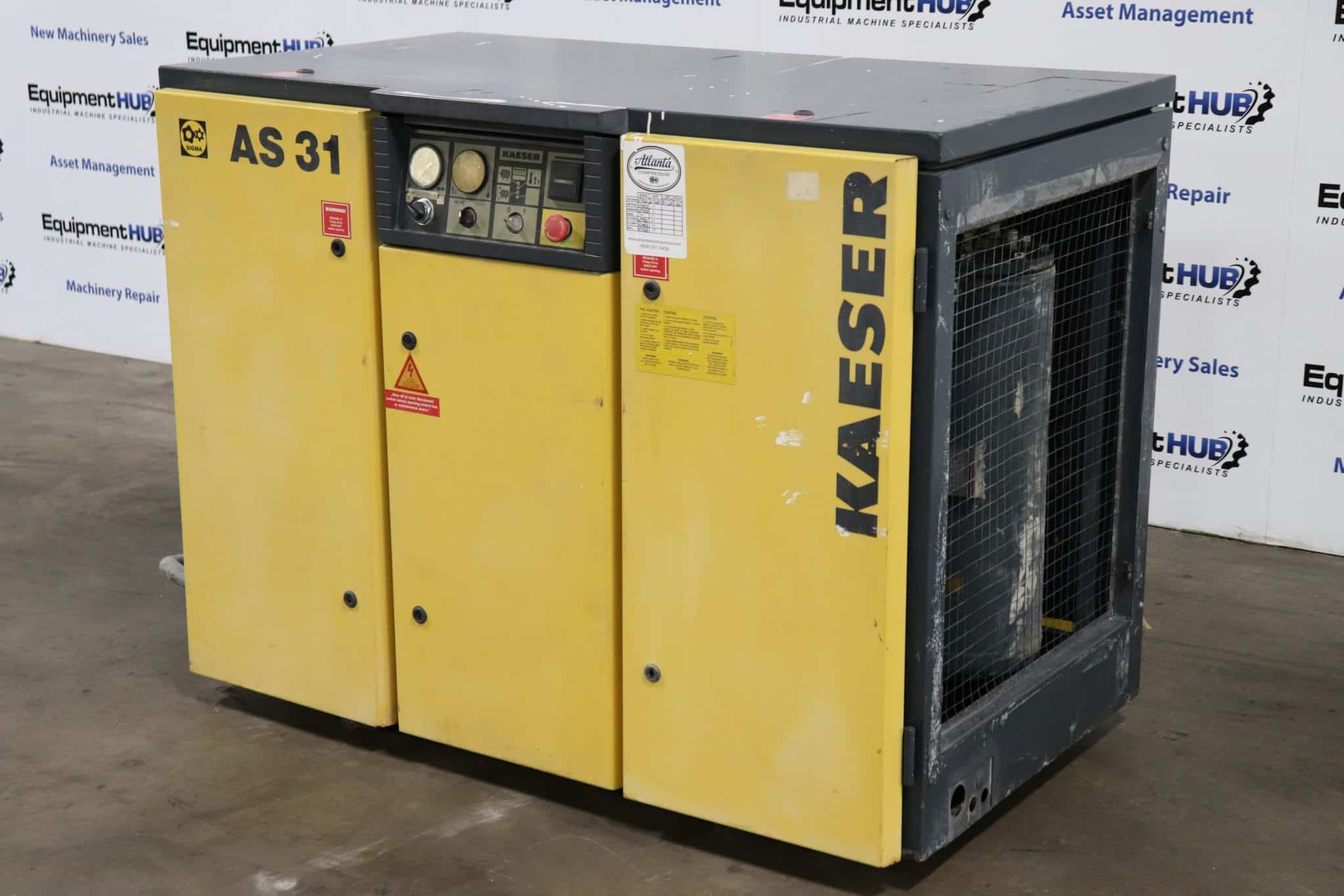 Kaeser AS 31 25HP Rotary Screw Air Compressor - The Equipment Hub
