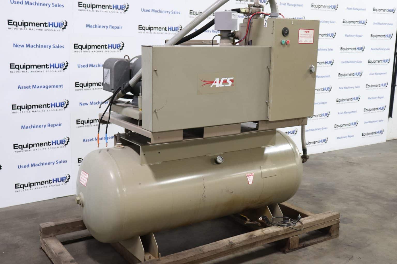 CompAir Leroi 30SSMB 30HP Rotary Screw Air Compressor, Low Hours - The ...