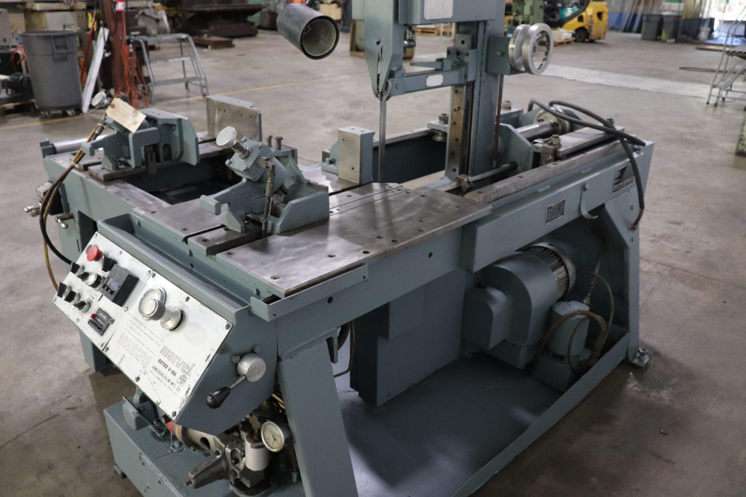 Marvel V-10A 10" x 10" Automatic Vertical Band Saw - The Equipment Hub