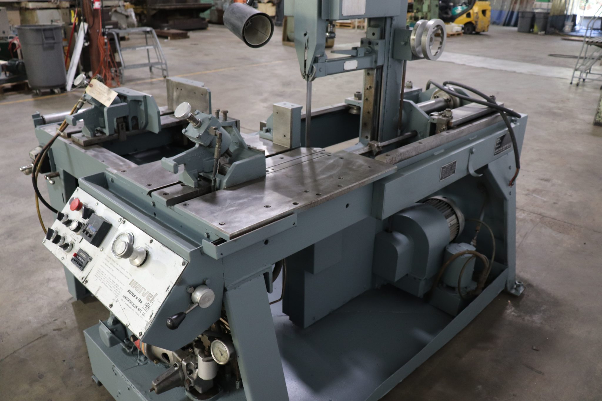 Marvel V-10A 10" x 10" Automatic Vertical Band Saw - The Equipment Hub