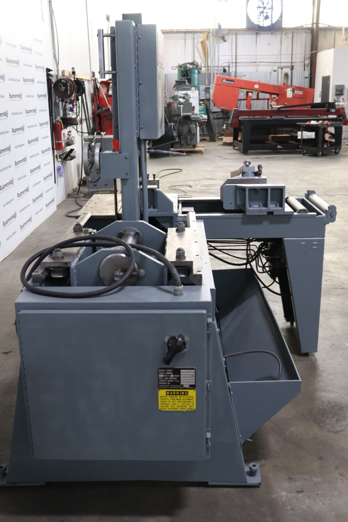 Marvel V-10A 10" x 10" Automatic Vertical Band Saw - The Equipment Hub