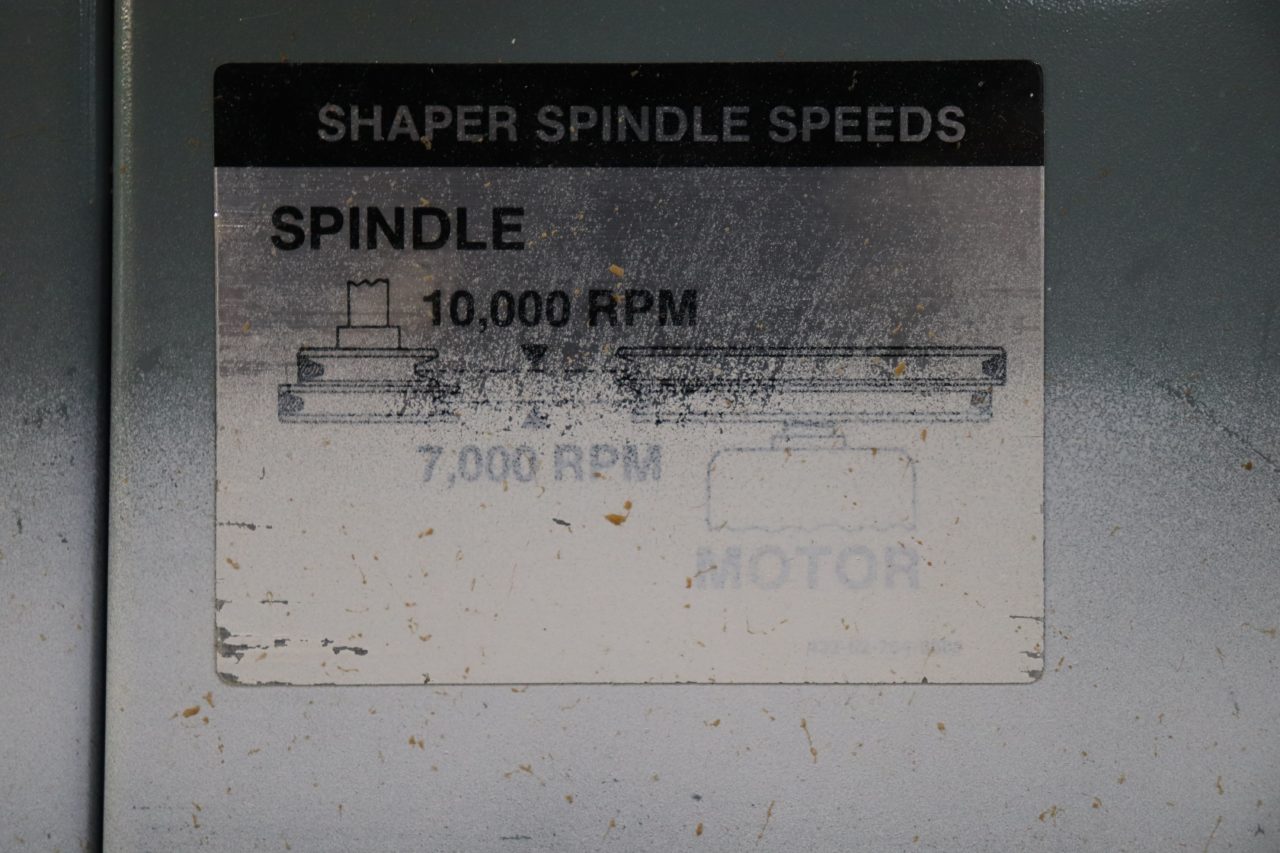 Delta 43-375 Two Speed 3HP Heavy Duty Wood Shaper - The Equipment Hub