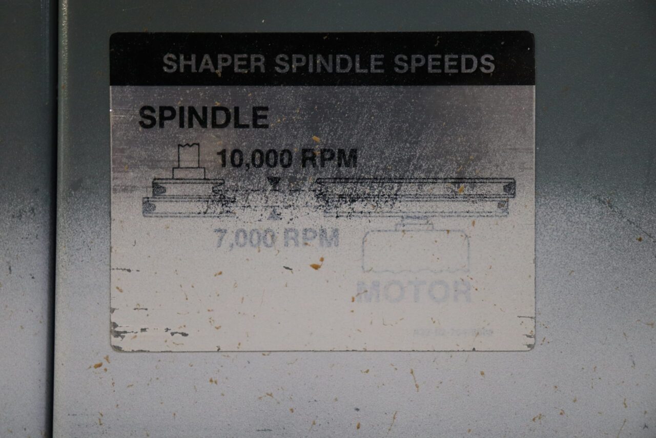 Delta 43-375 Two Speed 3HP Heavy Duty Wood Shaper - The Equipment Hub